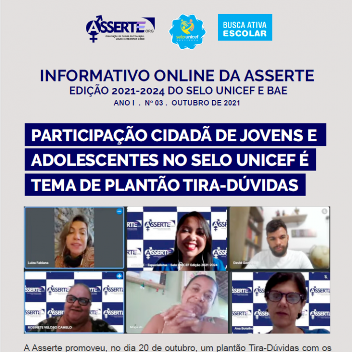 Informativo - ASSERTE