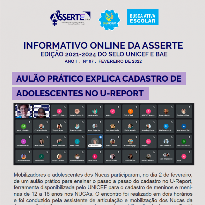 Informativo - ASSERTE