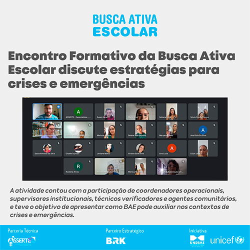 Encontro Formativo da Busca Ativa Escolar discute estratégias para ...